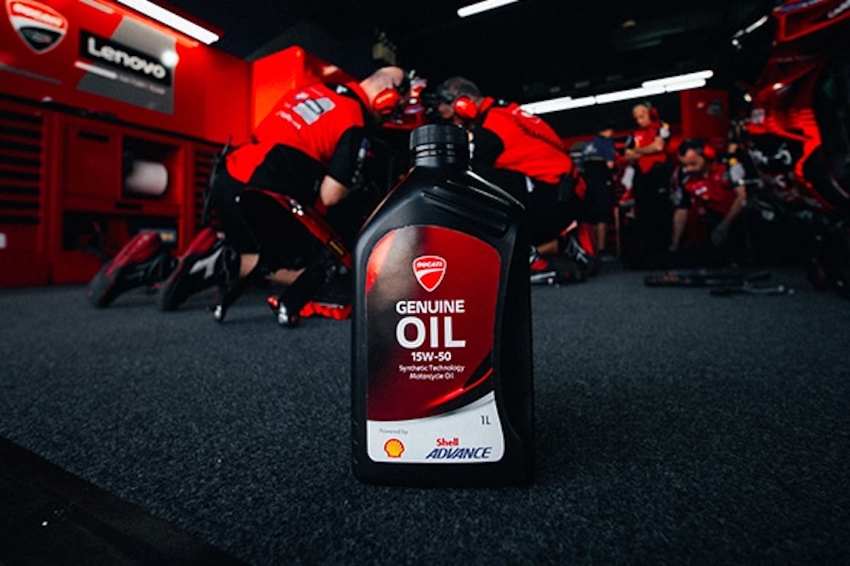 Ducati Genuine Oil Powered by Shell Advance - SportBikes Inc Magazine